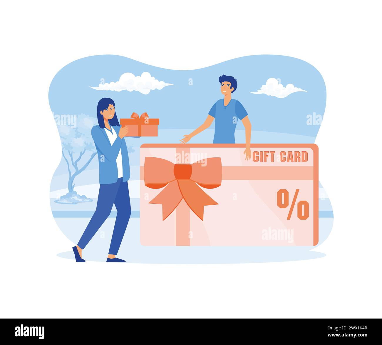 People customers preparation Stock Vector Images - Alamy