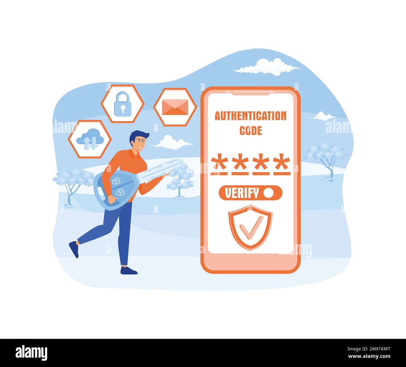 Otp Authentication Secure Verification One Time Password For Secure