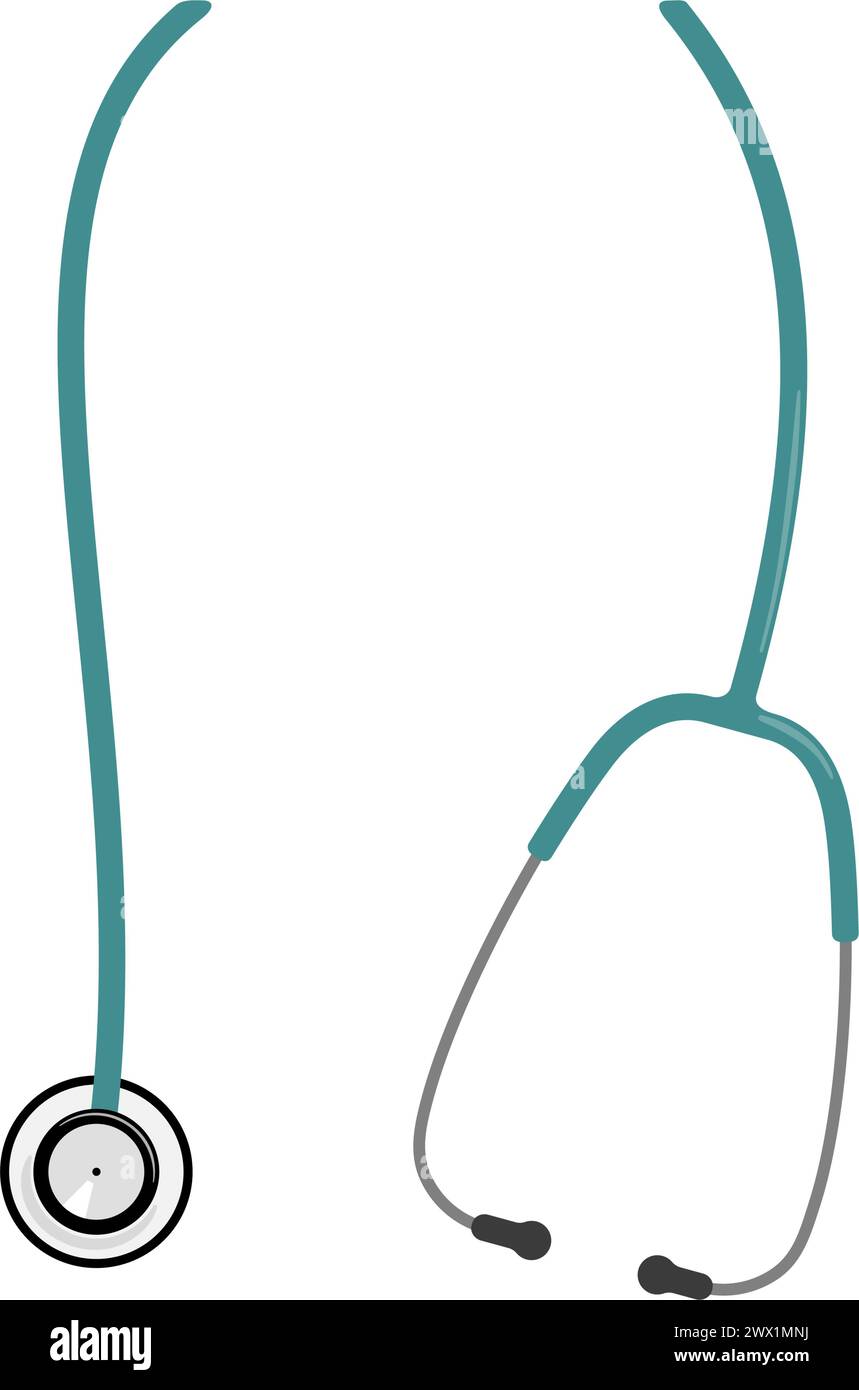 Stethoscope appears to be hanging around the neck of a doctor or nurse ...