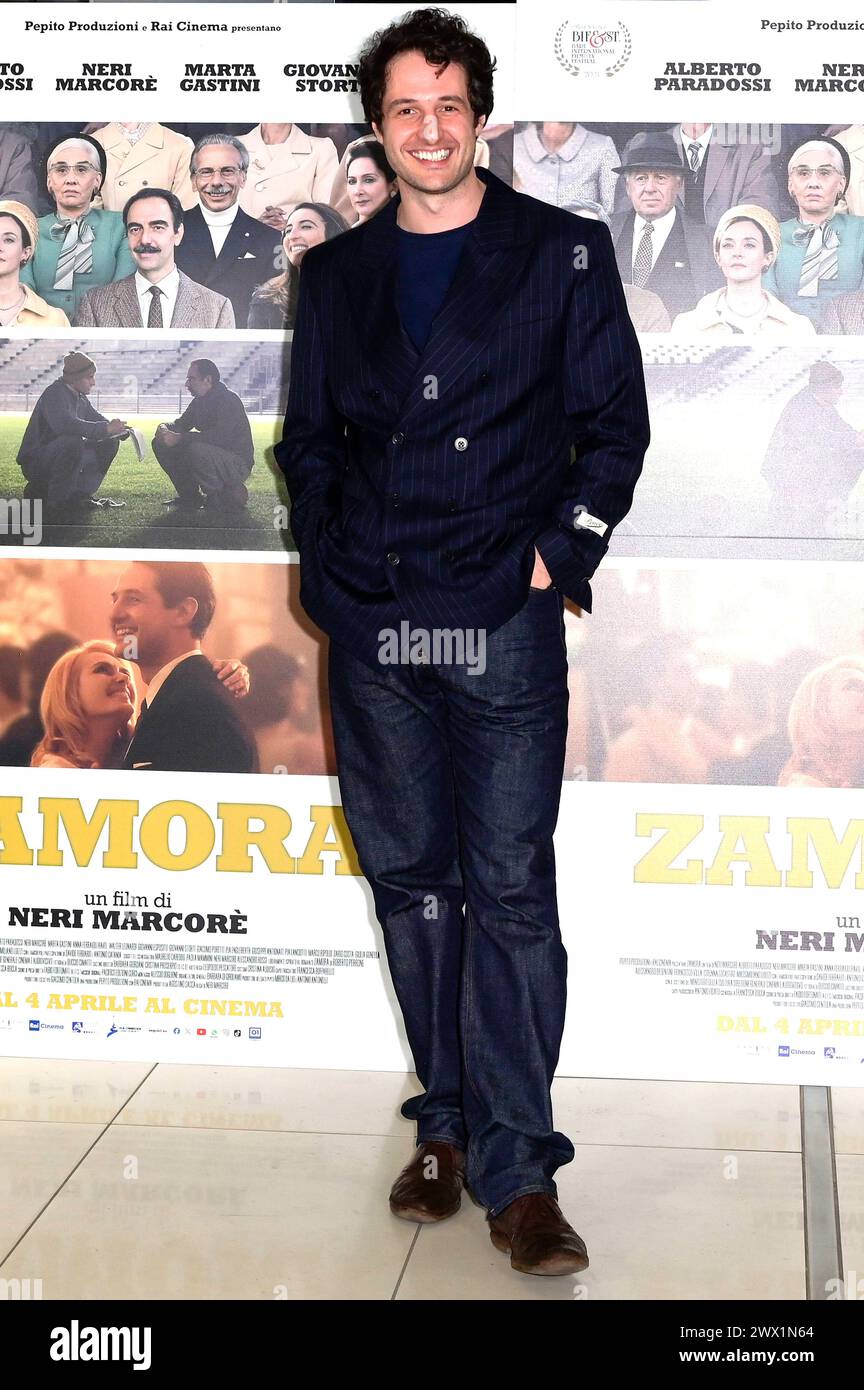 Alberto Paradossi beim Photocall zum Kinofilm Zamora im Cinema Adriano ...