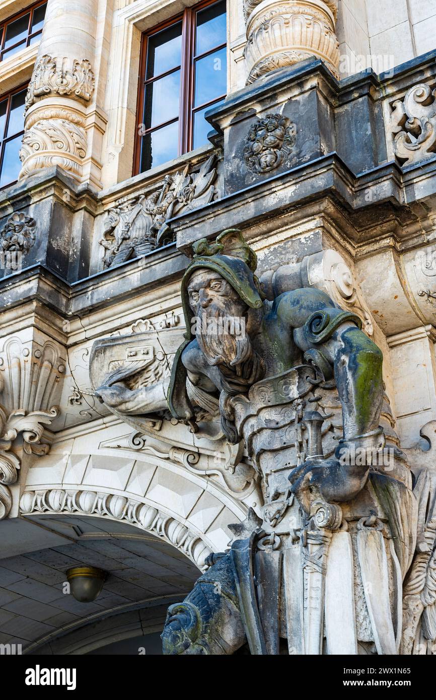George's Gate, architectural detail at Residential Palace in the Inner ...