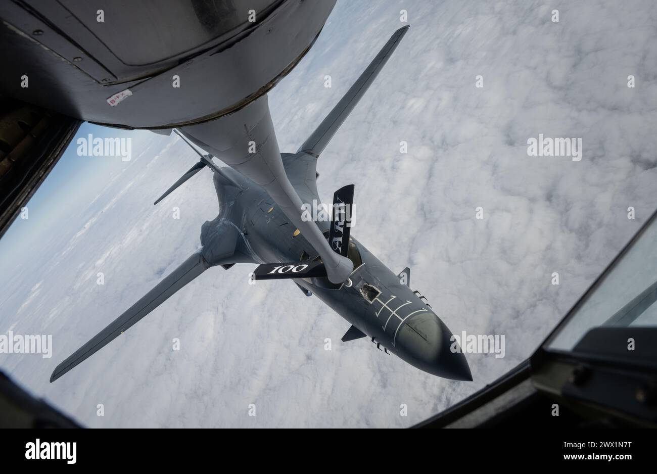 A U.S. Air Force B-1 Lancer from the 7th Bomb Wing, Dyess Air Force ...