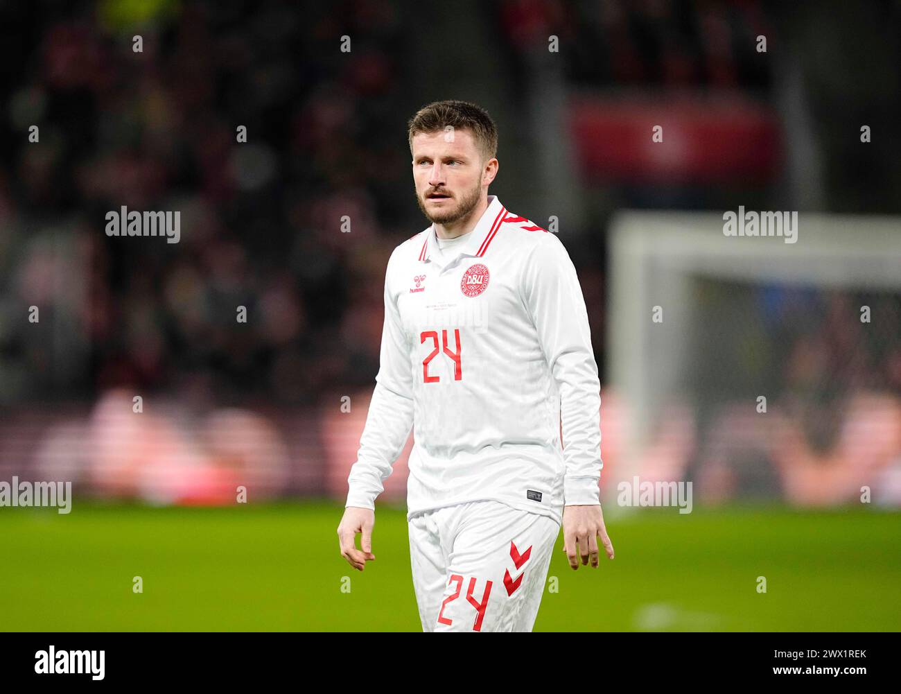 Broendby Stadium, Copenhagen, Denmark. 26th Mar, 2024. Anders Dreyer ...