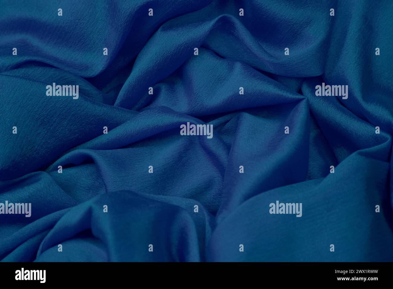 Bright blue linen background hi-res stock photography and images - Alamy