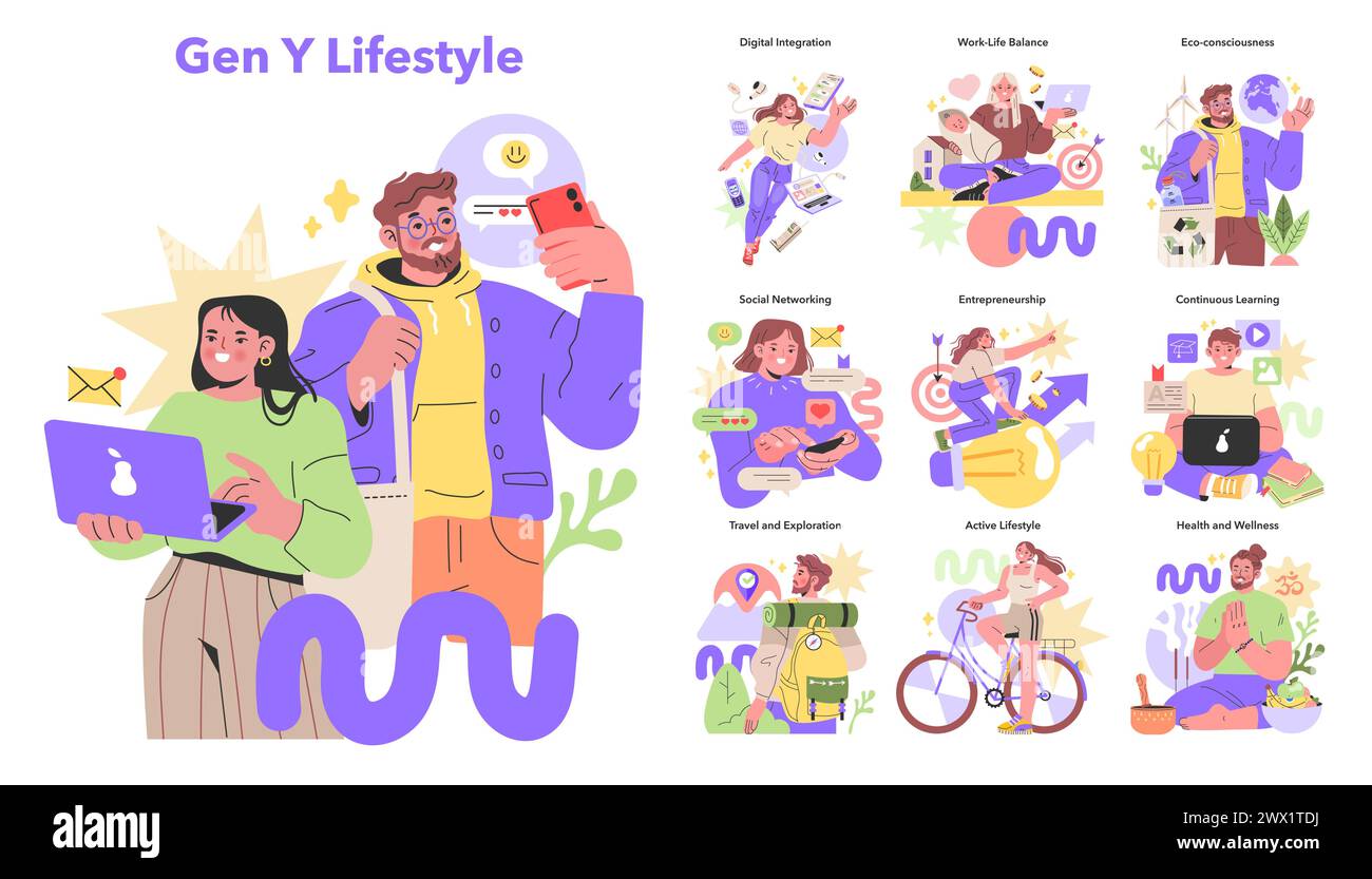 Generation Y set captures the multifaceted lifestyle of young adults ...