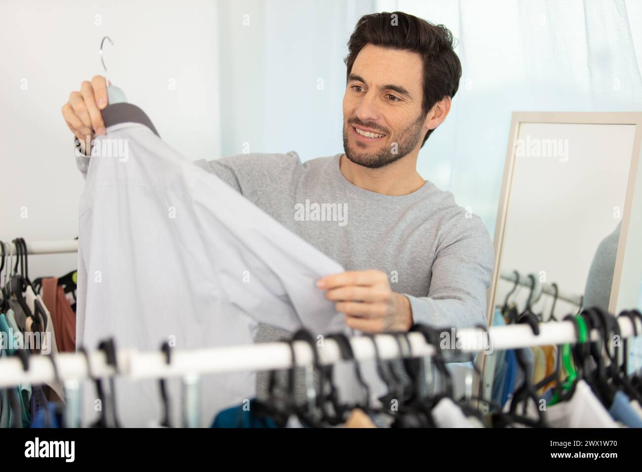 In his cloakroom hi-res stock photography and images - Alamy
