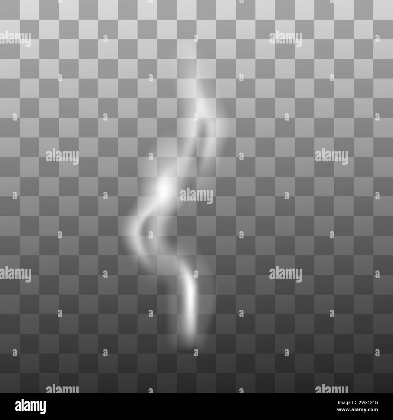 Fog, trickle of smoke, streams of smoke isolated. Cigarette and hot ...