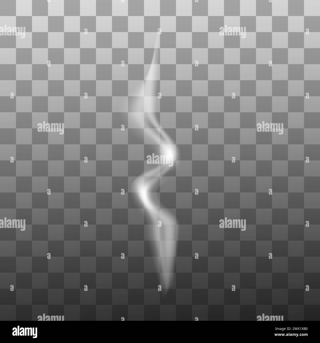 Fog, trickle of smoke, streams of smoke isolated. Cigarette and hot ...