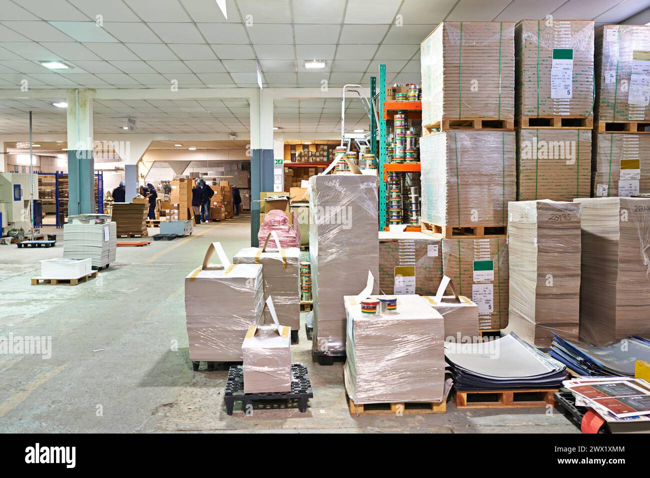 Warehouse, packaging and manufacturing with distribution or supply ...