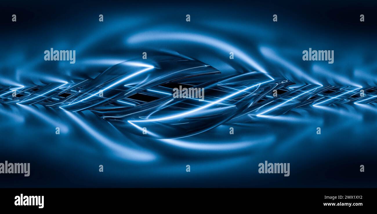 futuristic abstract concrete and glass studio building interior 360 ...