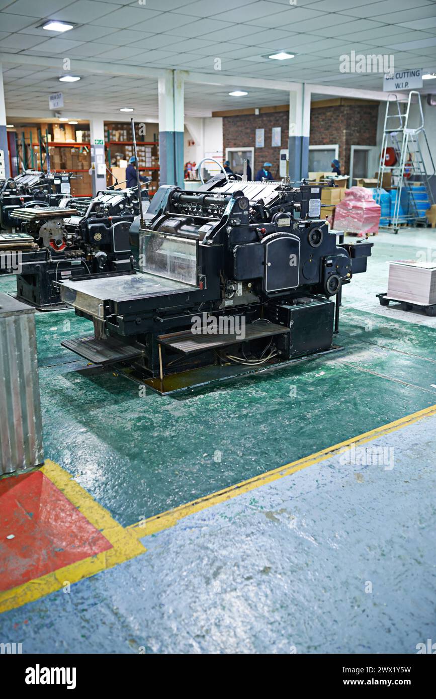 Machine, production and factory for industry and manufacturing for ...