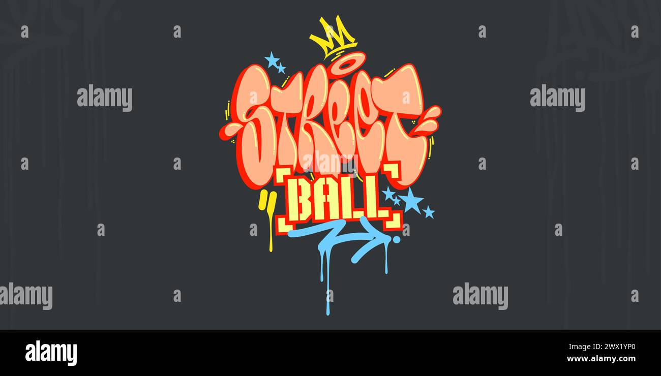 Cool Trendy Abstract Hip Hop Urban Street Art Graffiti Style Word ...