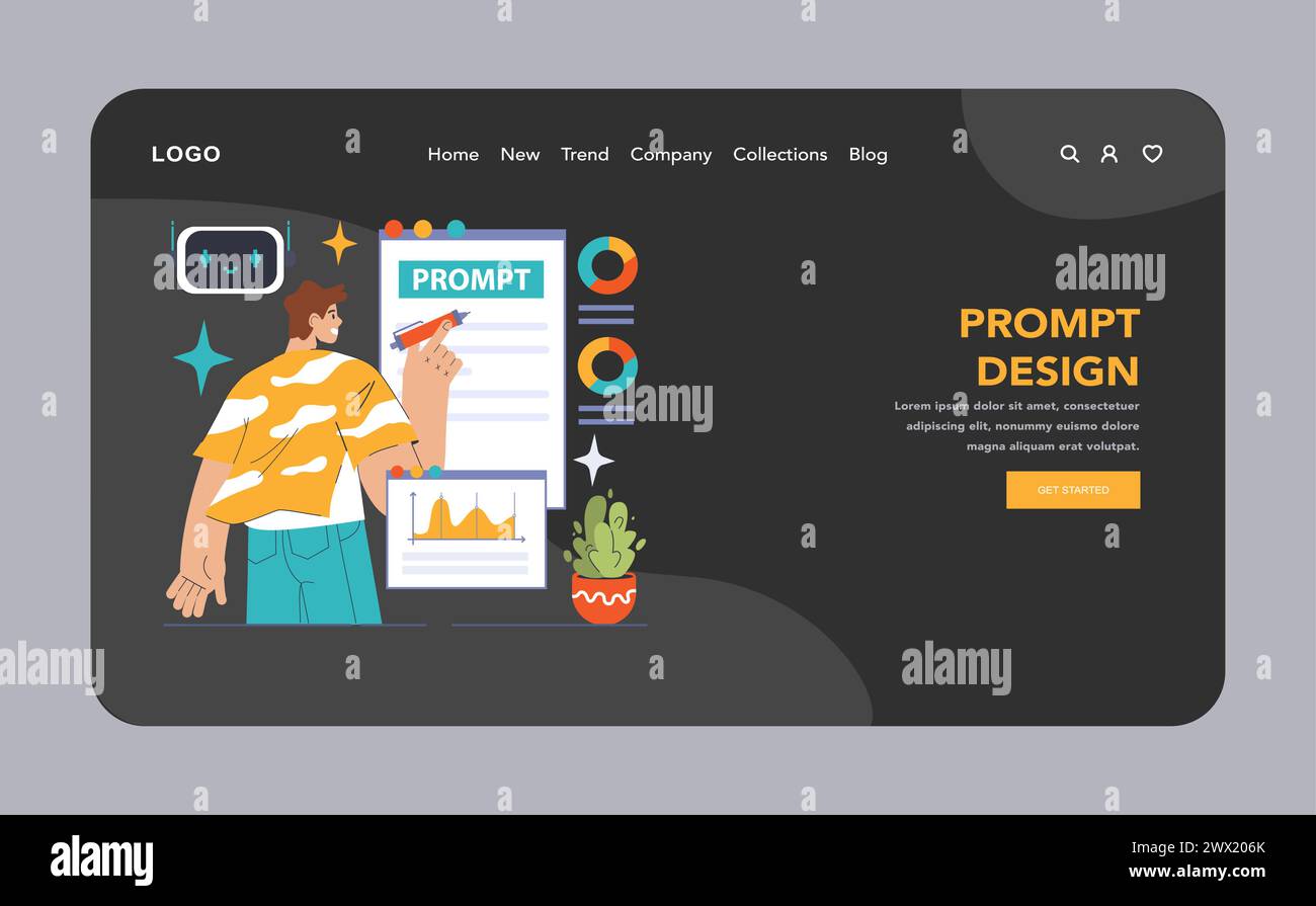 Prompt Engineers Writing A Command To A Artificial Neuron Network Web Or Landing Artificial