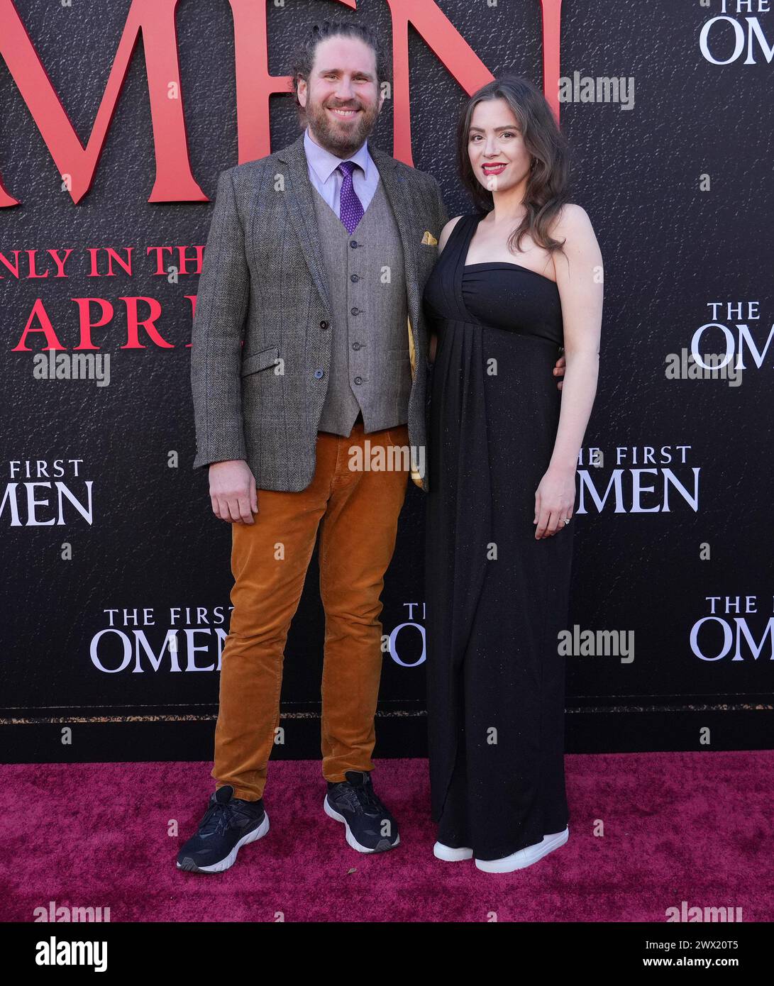 Los Angeles, USA. 26th Mar, 2024. (L-R) Ben Jacoby and Kathryn Tuggle ...