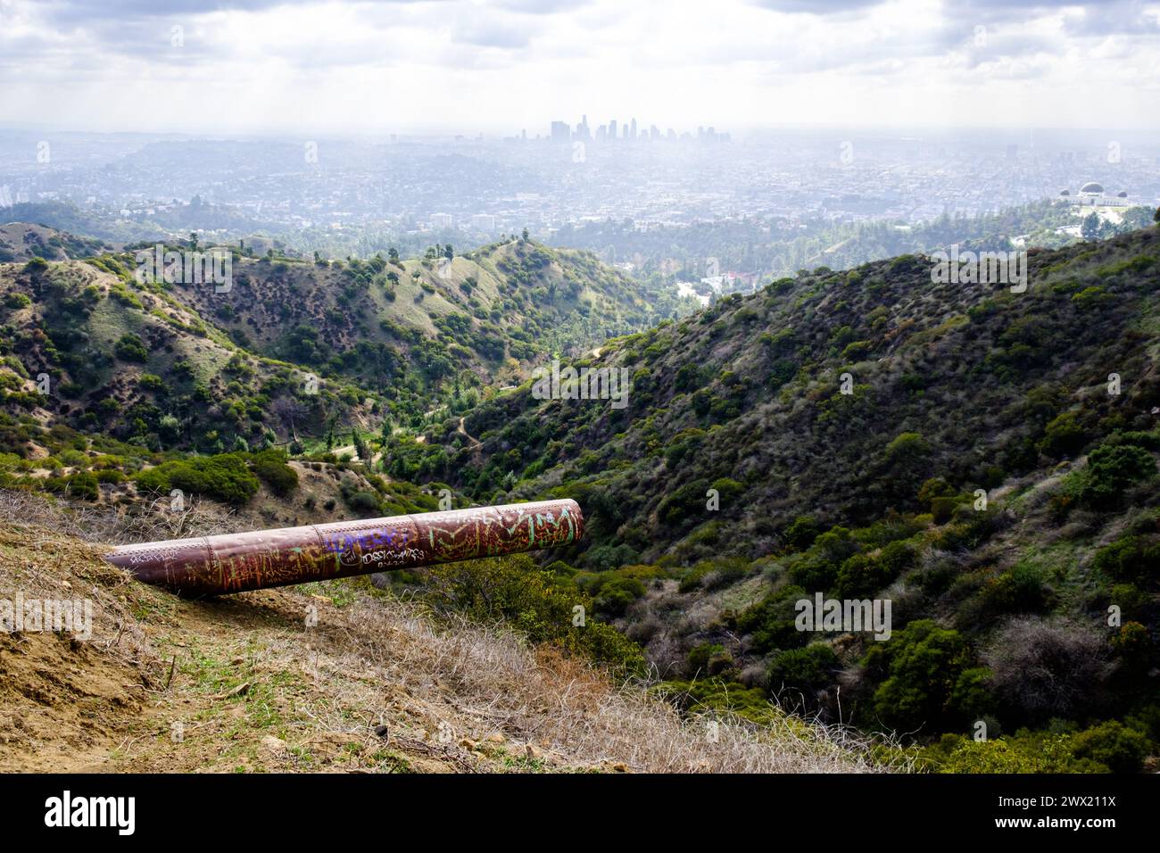 Griffith Park, Los Angeles, California, USA. With over 4,000 acres the ...