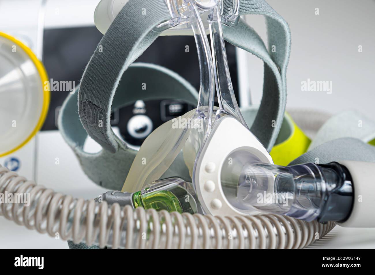 Continuous positive airway pressure system includes of CPAP machine ...