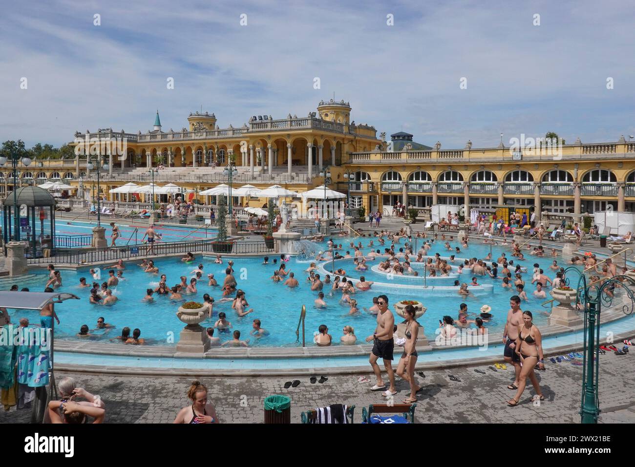 Hungary, Budapest, Varoslige, Budapest's most famous and popular spa ...