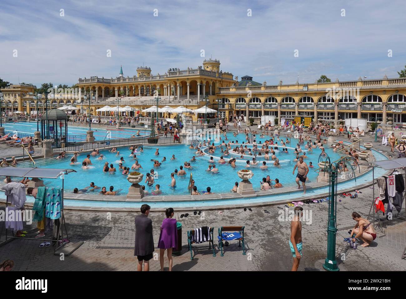 Hungary Budapest Varoslige Budapests Most Famous And Popular Spa Are The Szechenyi Baths