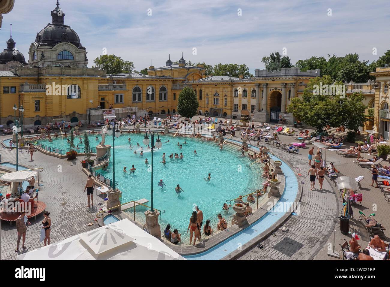 Hungary, Budapest, Varoslige, Budapest's most famous and popular spa ...