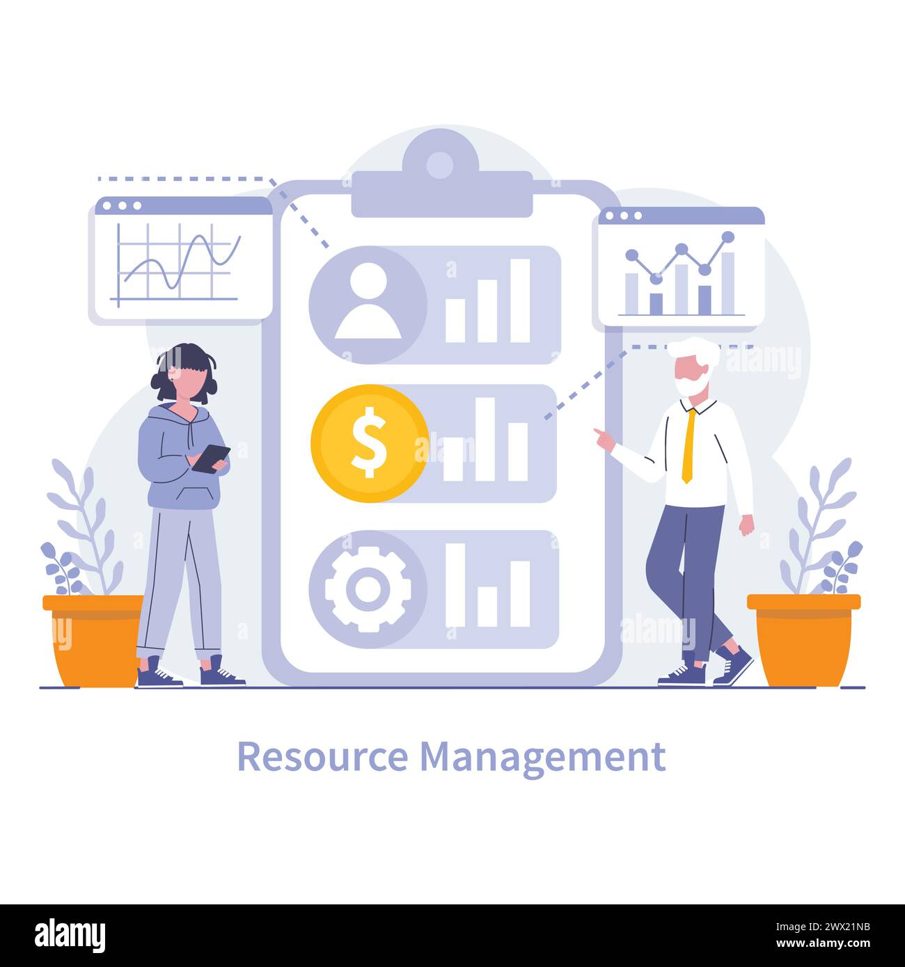 Resource Management concept. Detailing the strategic allocation of ... Resource Management concept. Detailing the strategic allocation of ...