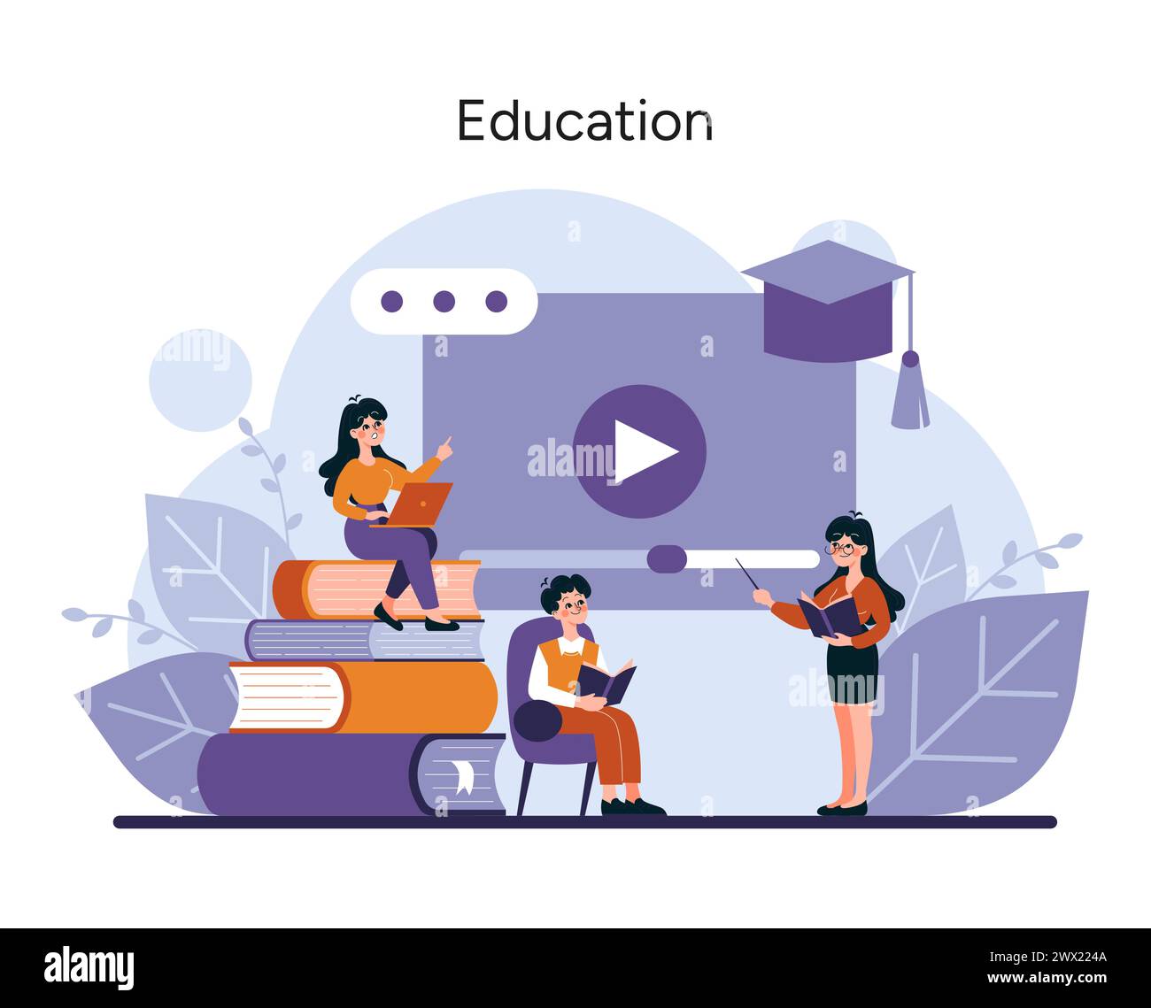 Traditional classroom teacher Cut Out Stock Images & Pictures - Alamy