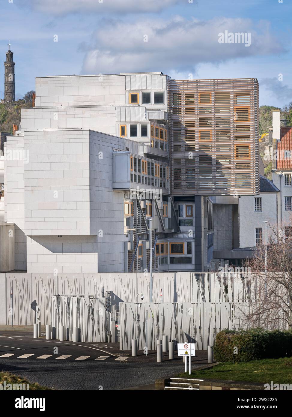 The scottish parliament building, Holyrood, Edinburgh, Scotland Stock ...