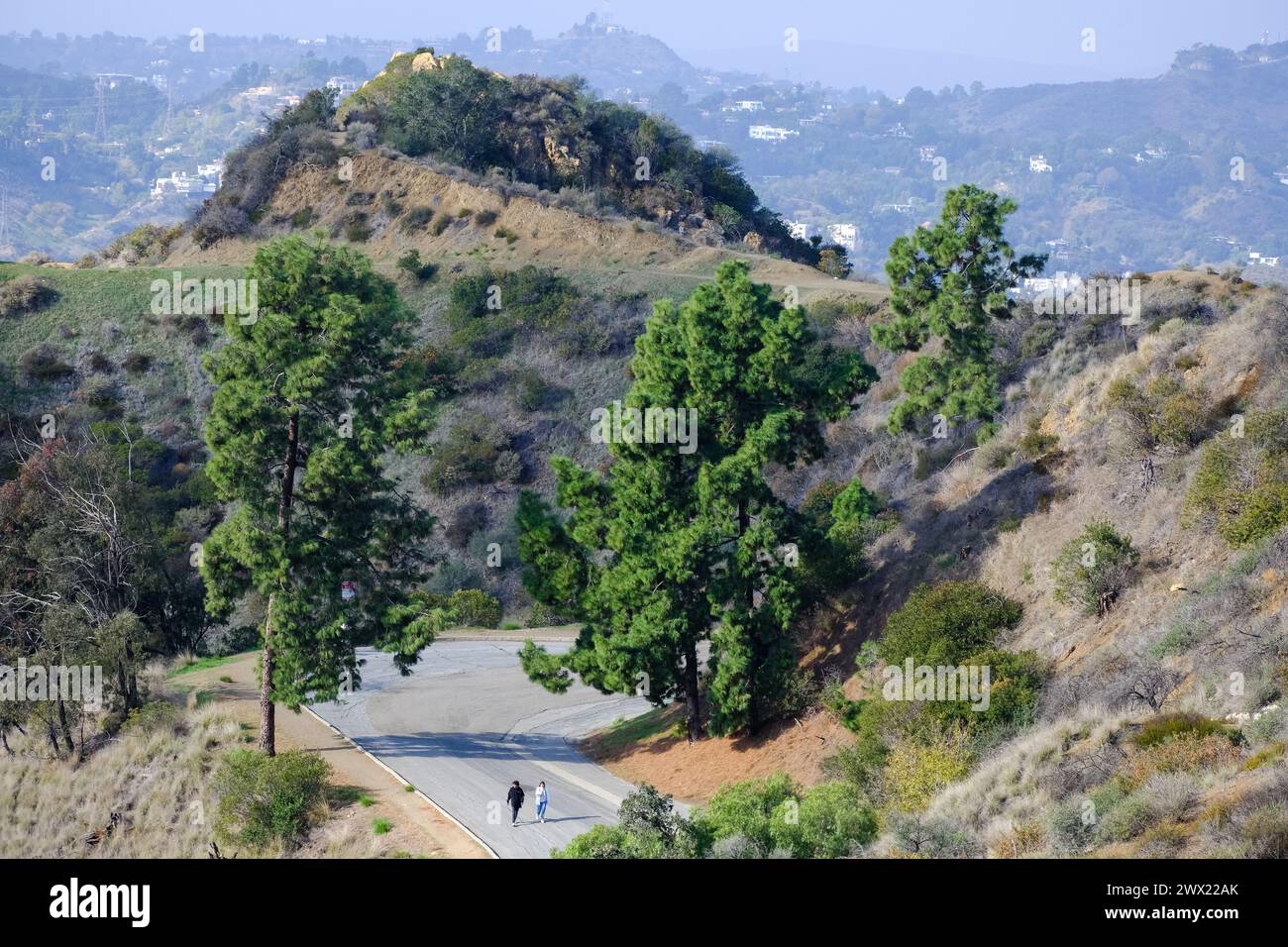 Griffith Park, Los Angeles, California, USA. With over 4,000 acres the ...