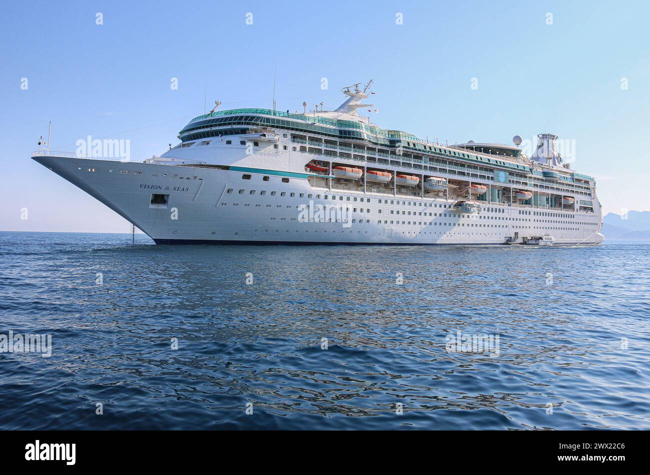 At Sea. Mar 26, 2024: Vision of the Seas is one of two cruise ships ...