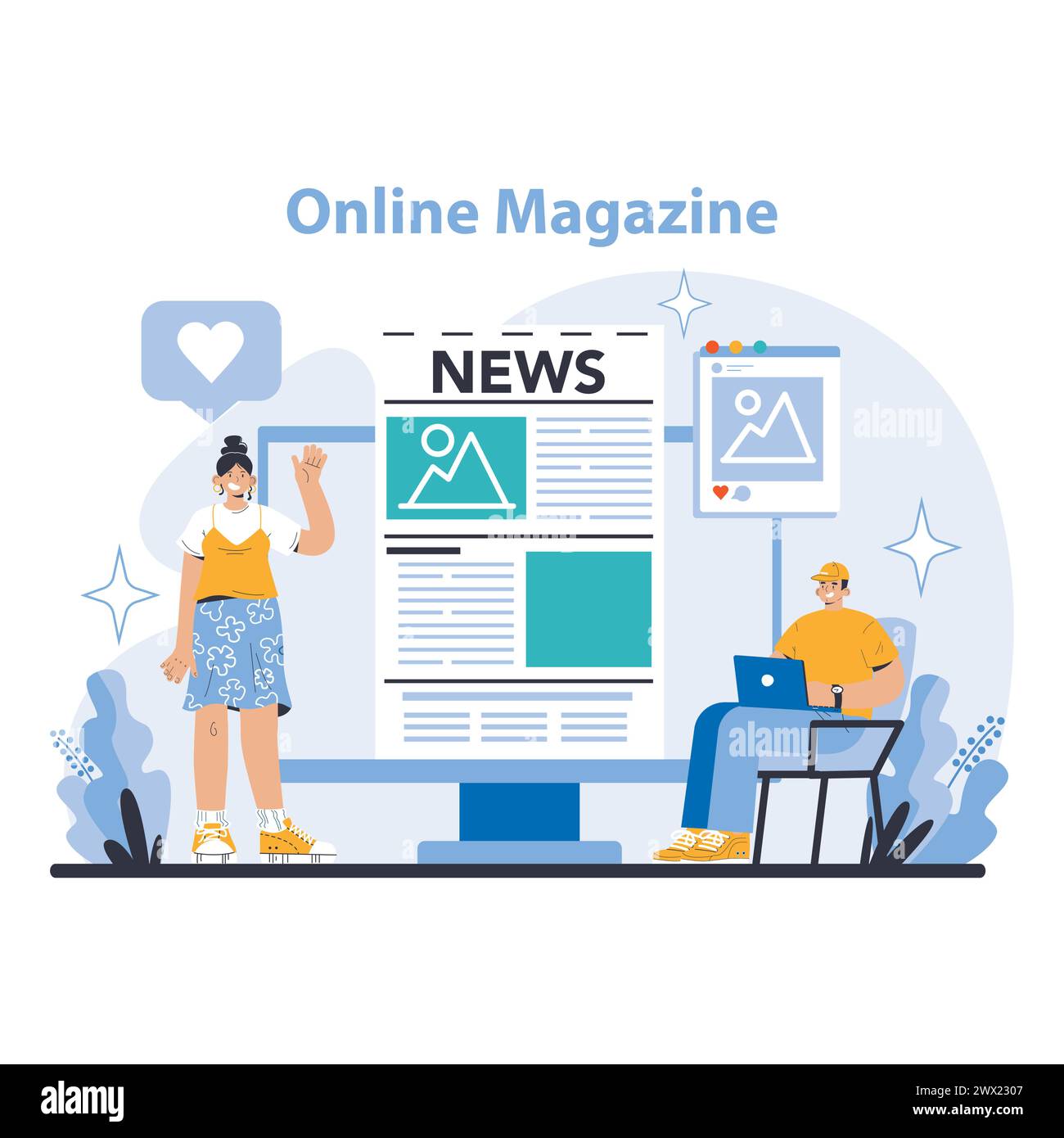 Interactive journalism Stock Vector Images - Alamy