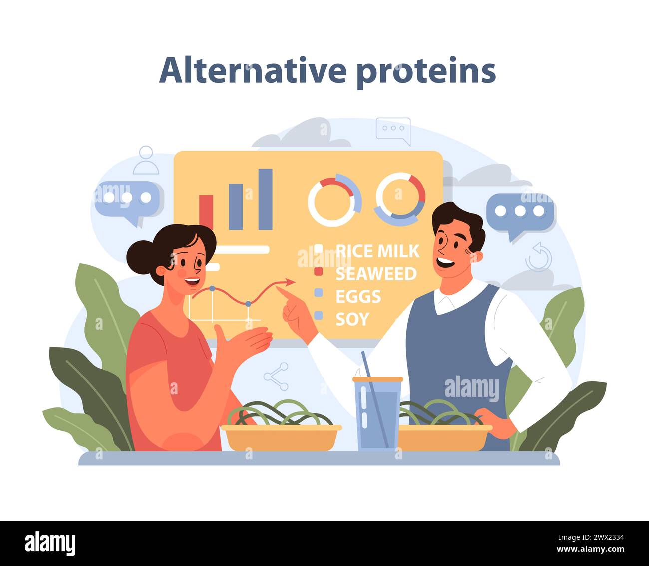 Nutritional trends Stock Vector Images - Alamy