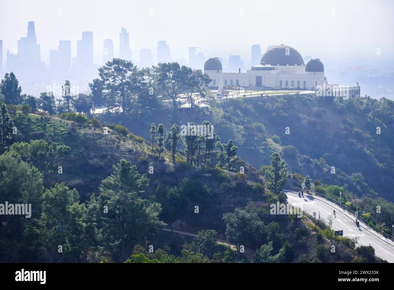 Griffith Observatory in Griffith Park, Los Angeles, California, USA ...