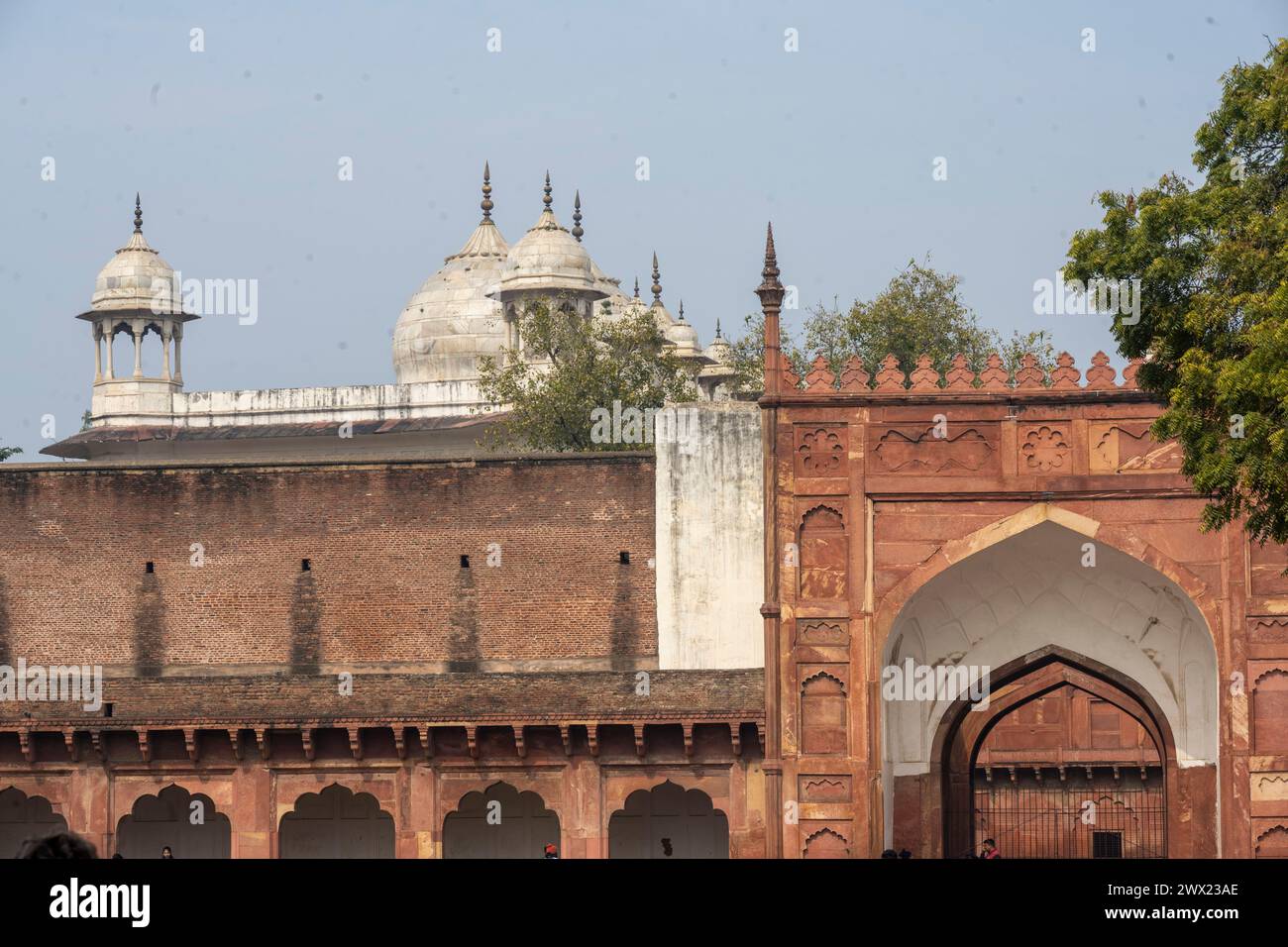 Indien, Agra, Agra Fort, Moti Masjid Stock Photo - Alamy