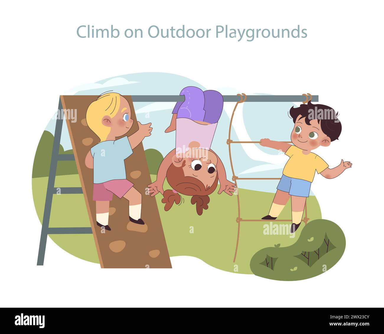 Physical interaction Stock Vector Images - Alamy