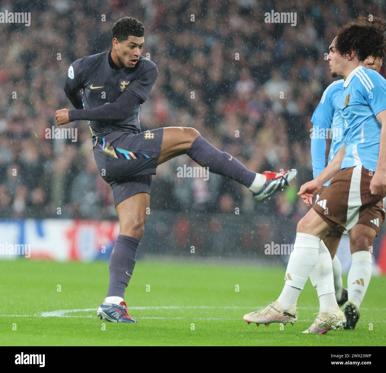 Jude Bellingham (Real Madrid)of England in action during International ...