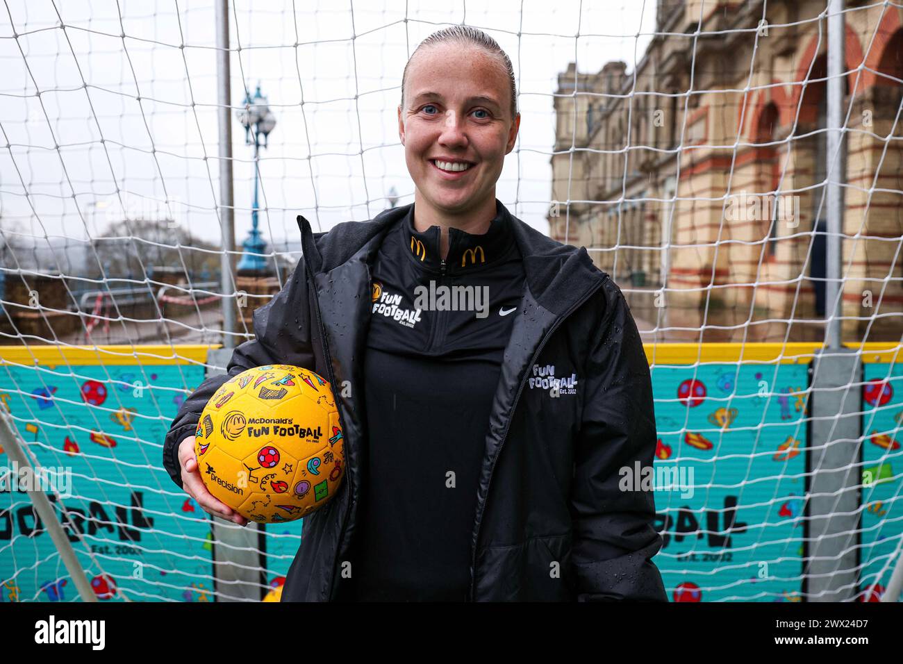 EDITORIAL USE ONLY Beth Mead at Alexandra Palace, London, to launch ...