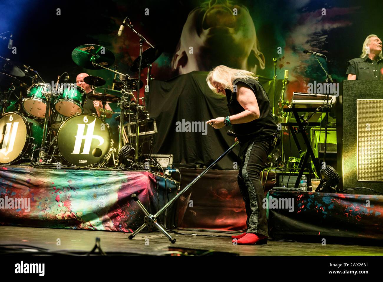 Uriah Heep Bernie Shaw live in der Olympiahalle, München am 25.03.2024 ...