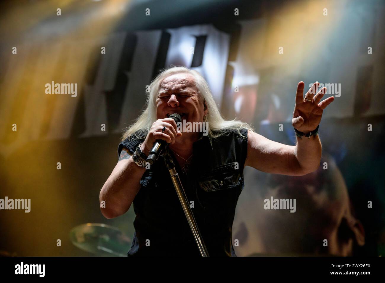 Uriah Heep Bernie Shaw live in der Olympiahalle, München am 25.03.2024 ...