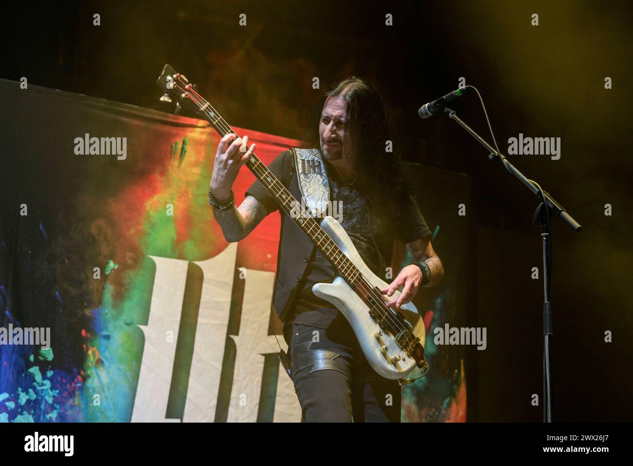 Uriah Heep Davey Rimmer live in der Olympiahalle, München am 25.03.2024 ...