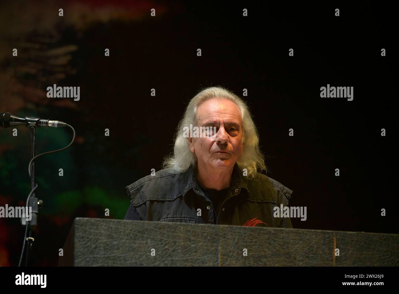 Uriah Heep Phil Lanzon live in der Olympiahalle, München am 25.03.2024 *** Uriah Heep Phil ...