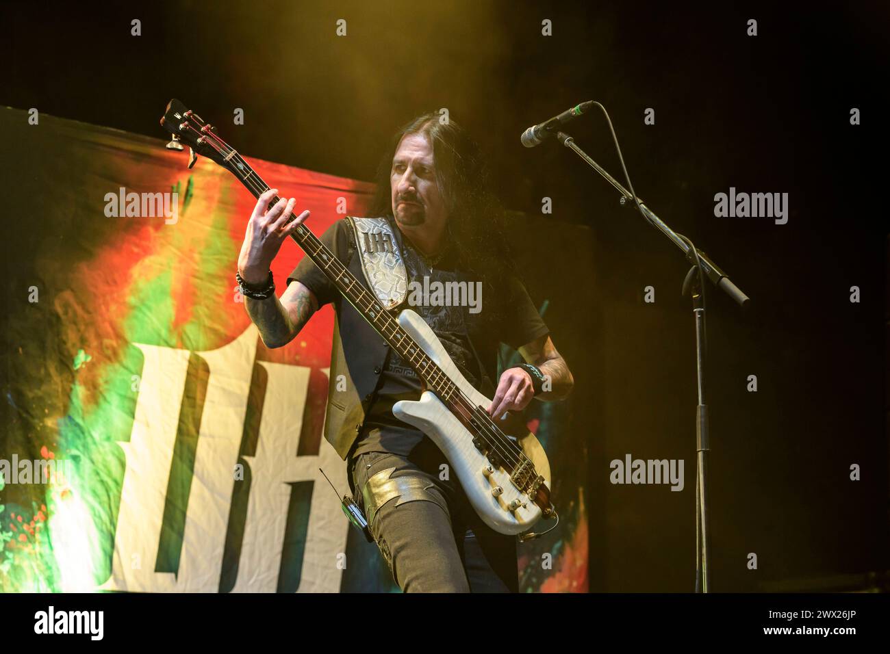 Uriah Heep Davey Rimmer live in der Olympiahalle, München am 25.03.2024 ...