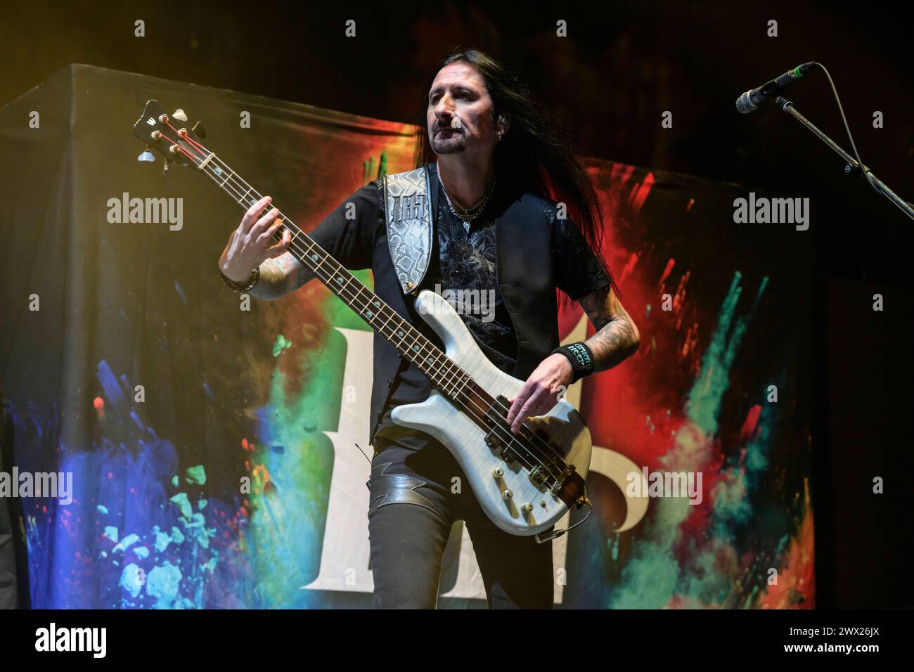 Uriah Heep Davey Rimmer live in der Olympiahalle, München am 25.03.2024 ...