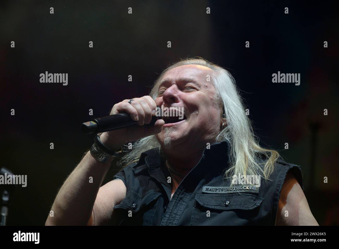 Uriah Heep Bernie Shaw live in der Olympiahalle, München am 25.03.2024 ...