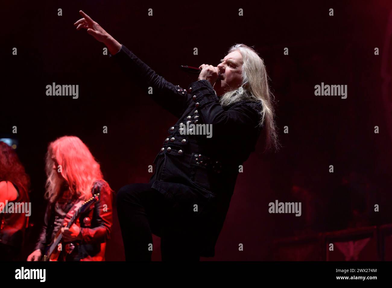 Saxon Peter Biff Byford live in der Olympiahalle, München am 25.03.2024 ...