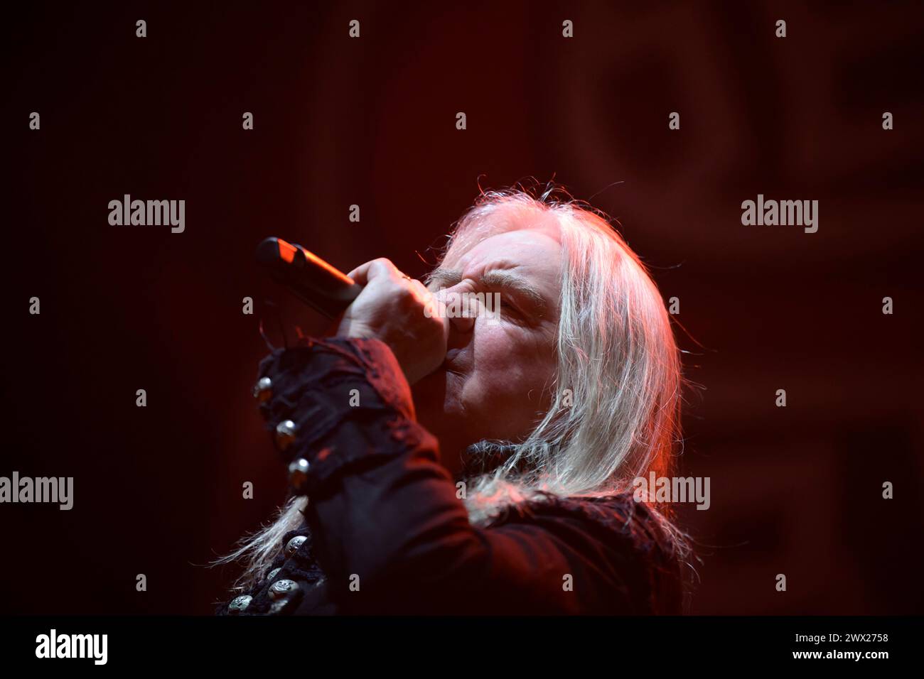 Saxon Peter Biff Byford live in der Olympiahalle, München am 25.03.2024 ...