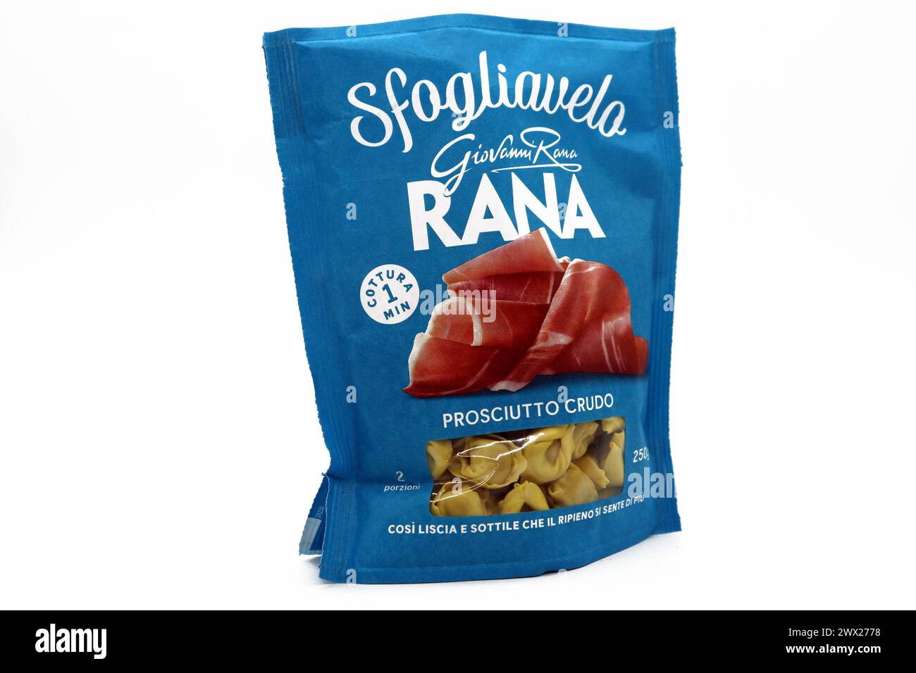 Italian Filled Pasta Giovanni Rana, Raw Ham Tortellini Stock Photo - Alamy