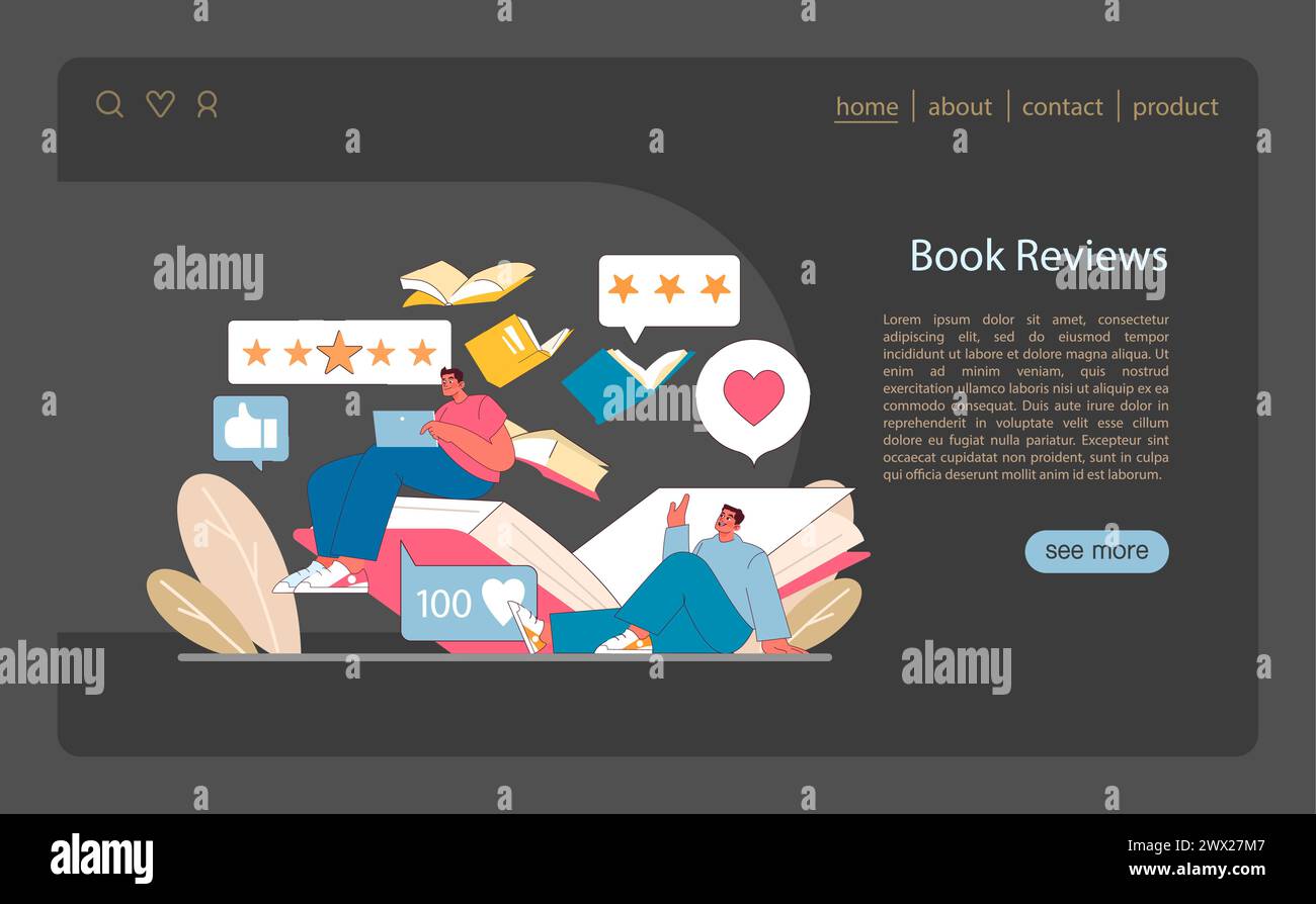Literary Critique and Appreciation concept. Individuals share and rate ...