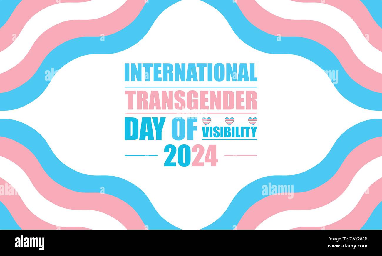 International transgender day of visibility 2024 Stylish text design ...