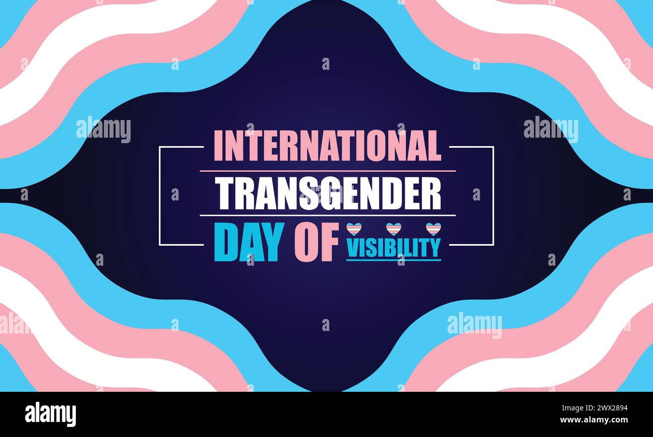 International transgender day of visibility 2024 Stylish text design ... International transgender day of visibility 2024 Stylish text design ...