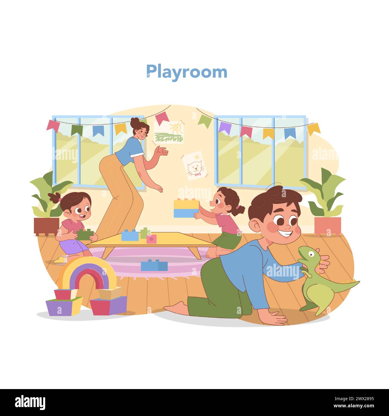 Nurture group school Stock Vector Images - Alamy