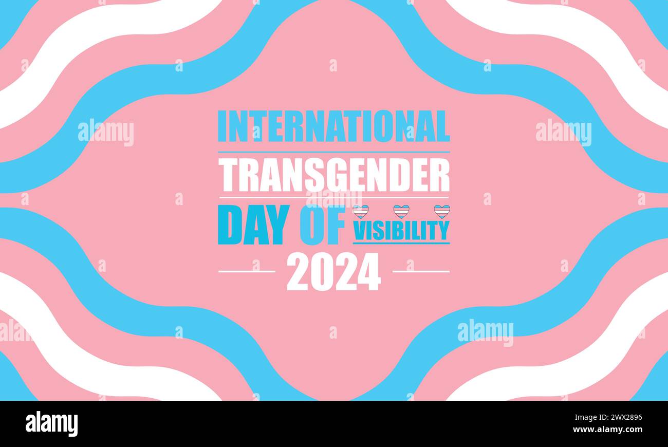 International transgender day of visibility 2024 Stylish text design ... International transgender day of visibility 2024 Stylish text design ...